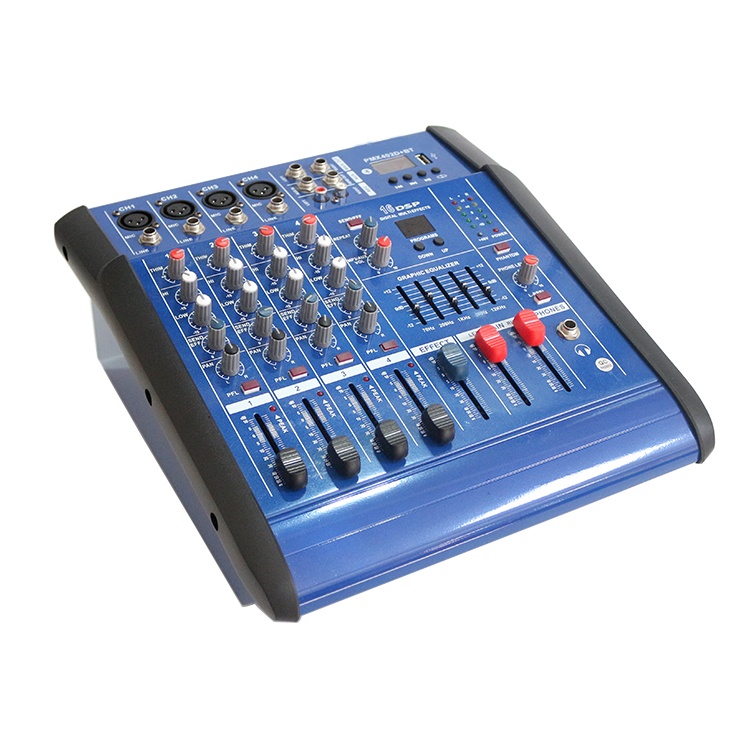 4 Channels Amplifier Mixer