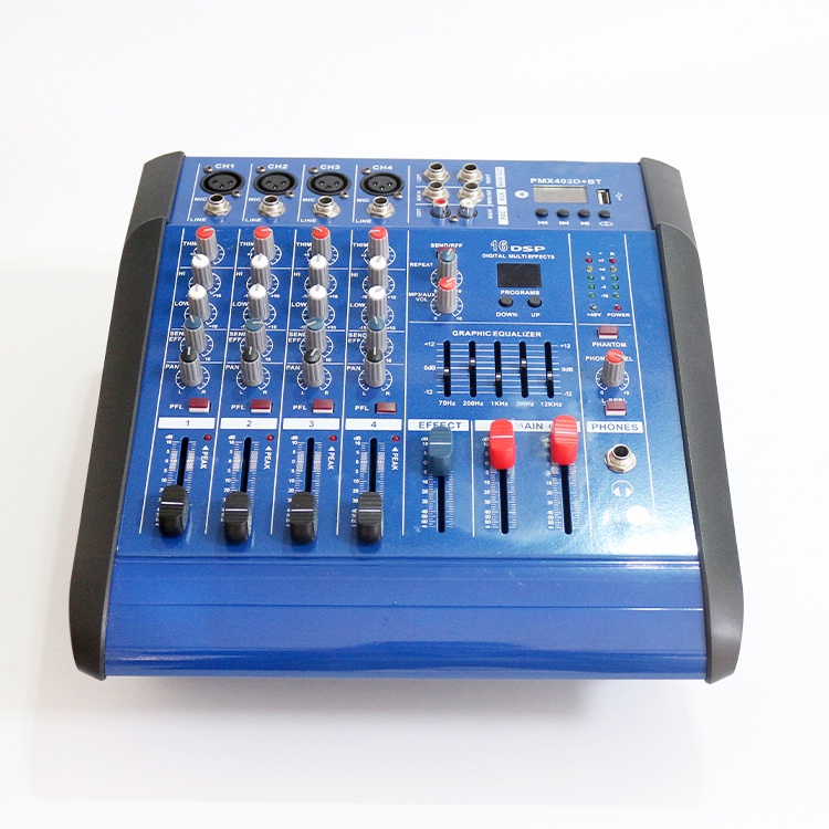 4 Channels Amplifier Mixer